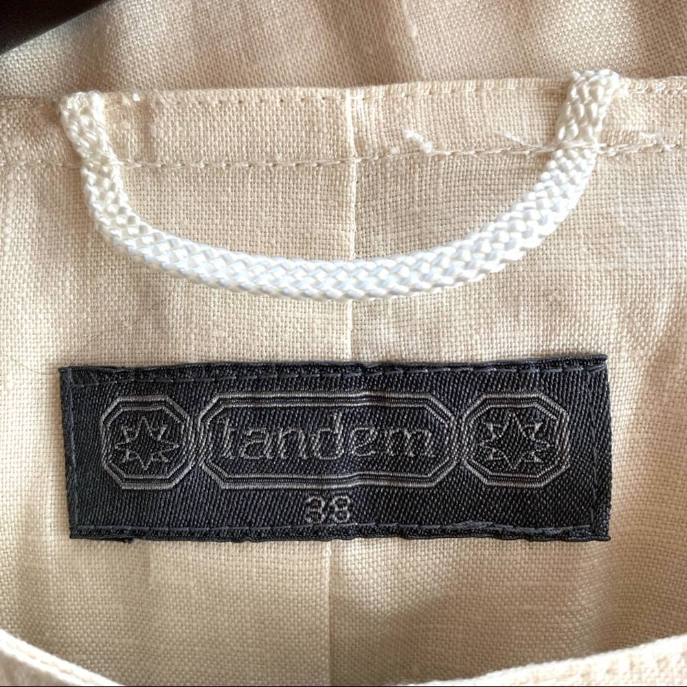 Tandem Linen Blazer Luxury European Jacket - Gem